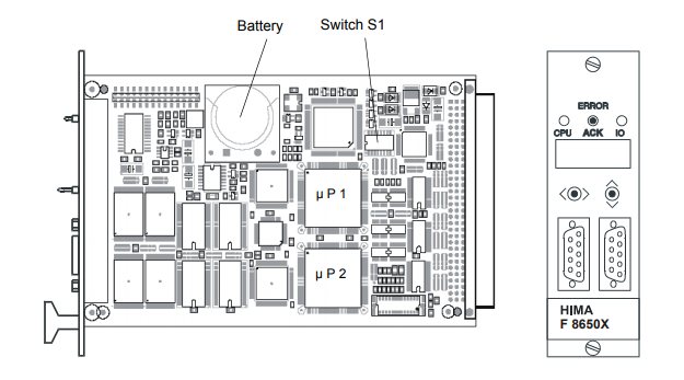 HIMA CPU F8650X 984865065 Central module F 8650X-Xiongba Automation